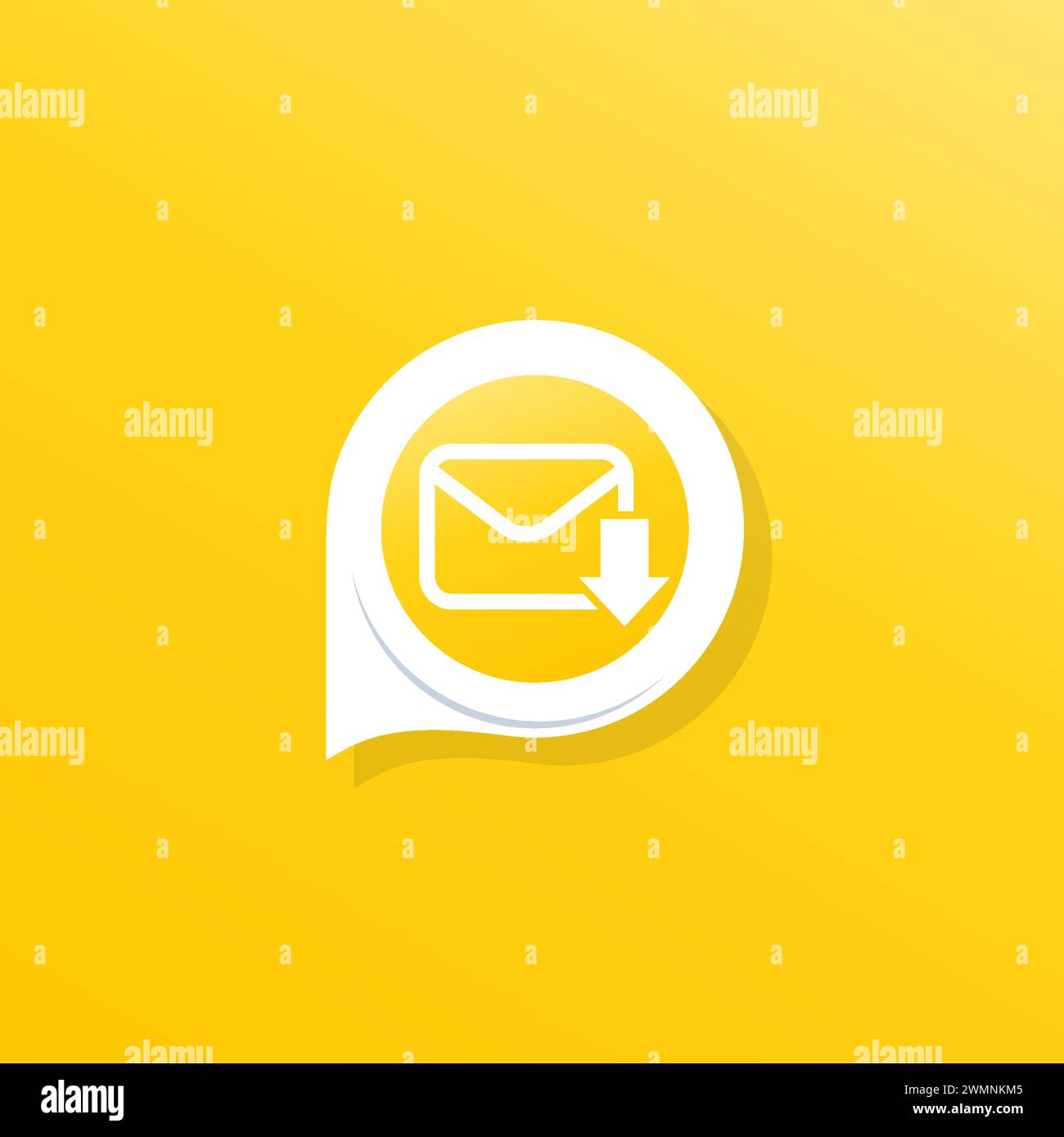 email message icon for apps, vector Stock Vector Image & Art - Alamy
