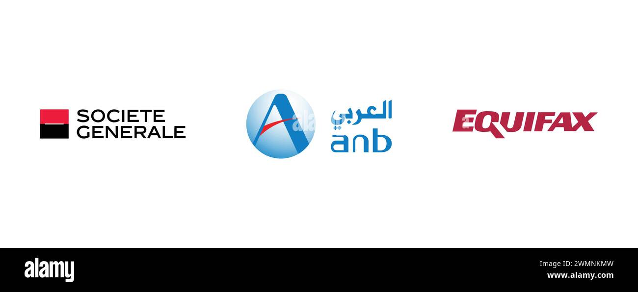 Arab National Bank. vector illustration isolated on white background ...