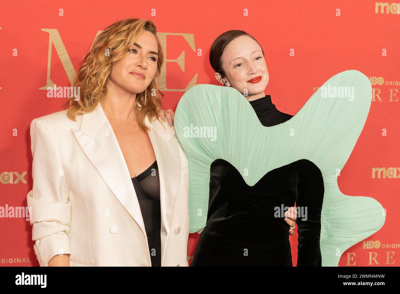 Kate Winslet and Andrea Riseborough attend premiere of HBO Original ...