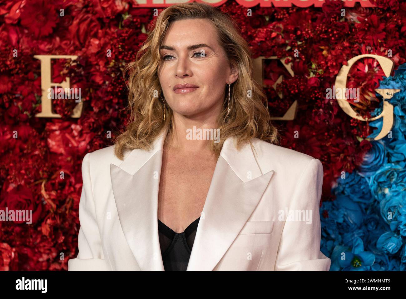 Kate Winslet wearing dress by Givenchy attends premiere of HBO Original ...