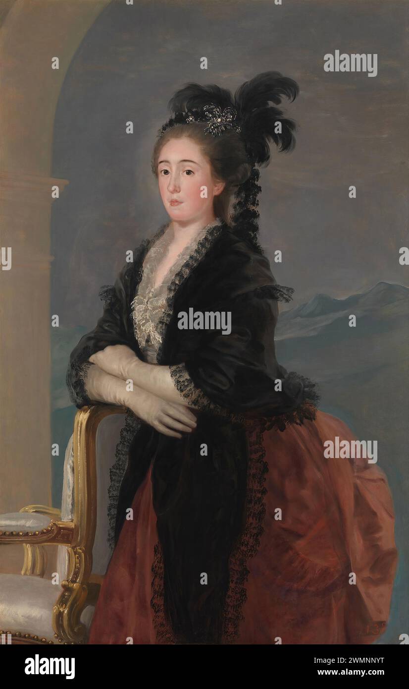 Goya Francisco - Doña Maria Teresa da Vallabriga (1783 Stock Photo - Alamy