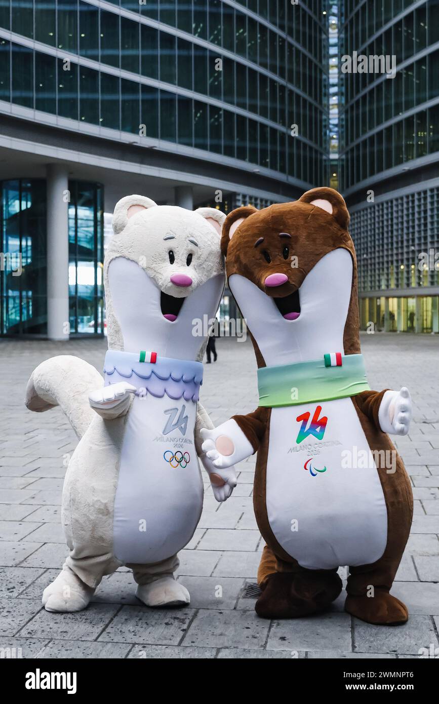 Milan, Italy. 27th Feb, 2024. Milan, the president of the Lombardy ...