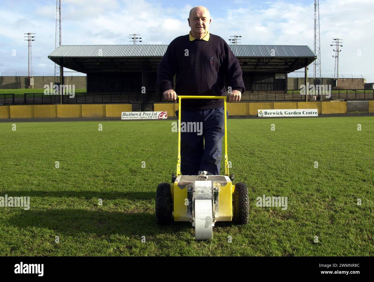 Ian Oliver former player and now groundsman and kitman at Berwick ...