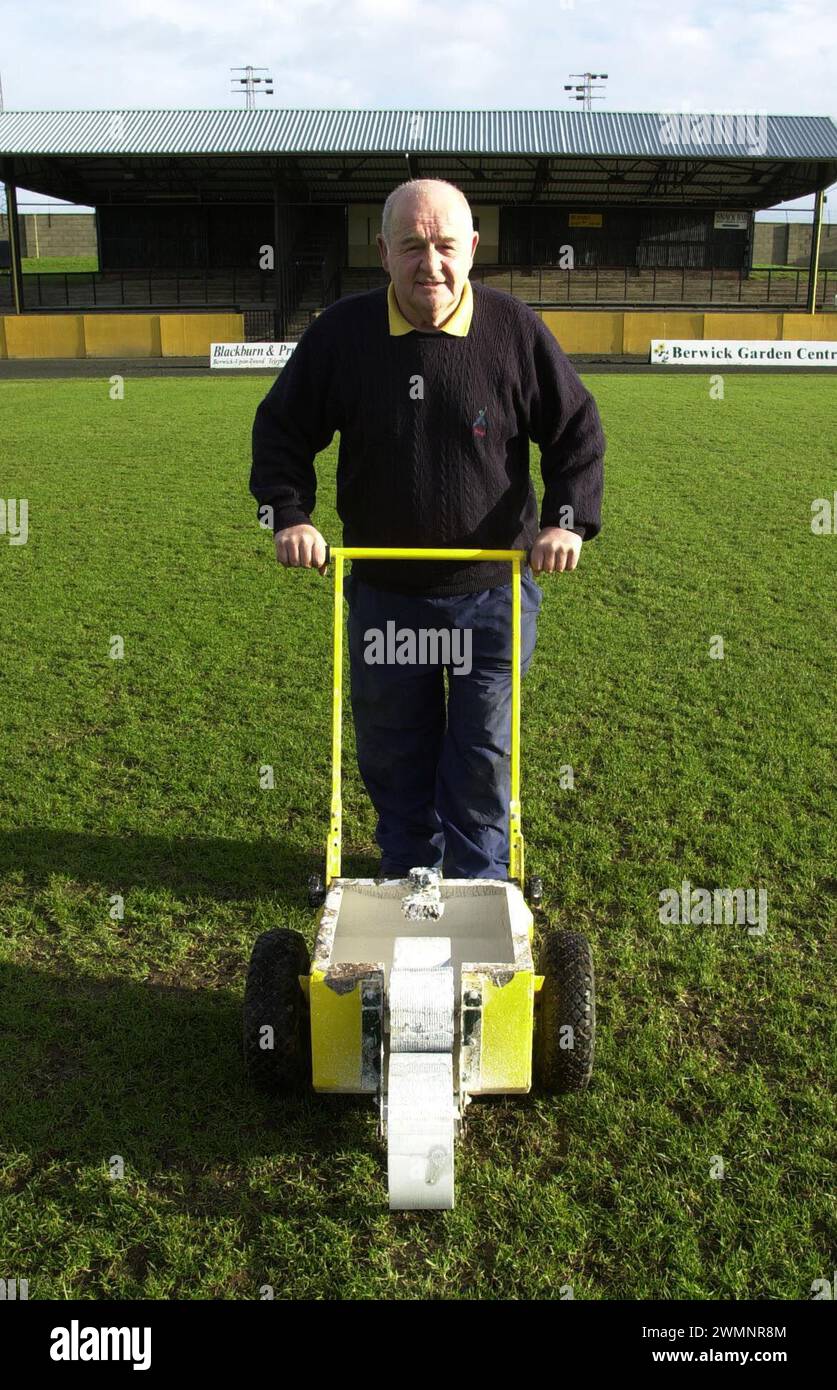 Ian Oliver former player and now groundsman and kitman at Berwick ...