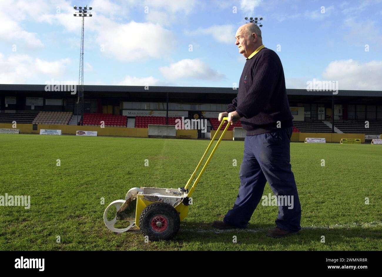 Ian Oliver former player and now groundsman and kitman at Berwick ...
