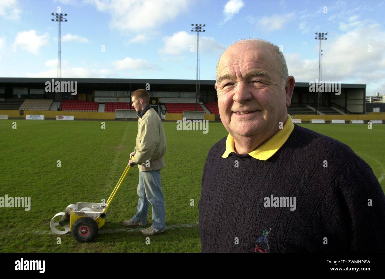 Ian Oliver former player and now groundsman and kitman at Berwick ...