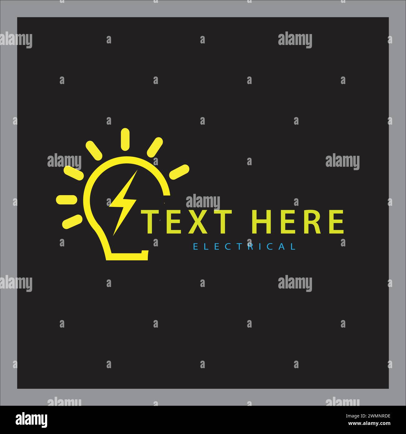 Electrical logo design and concept Stock Vector Image & Art - Alamy