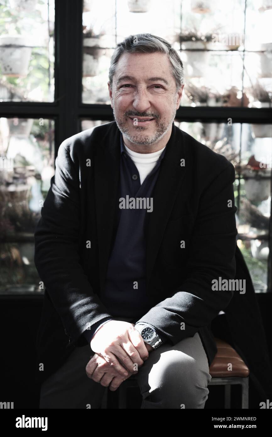 The chef Joan Roca poses during the presentation of the book, COOKING ...