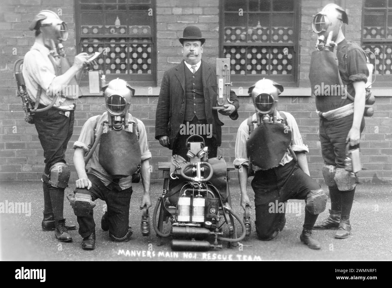 Manvers - Wath - Colliery - rescue Stock Photo - Alamy