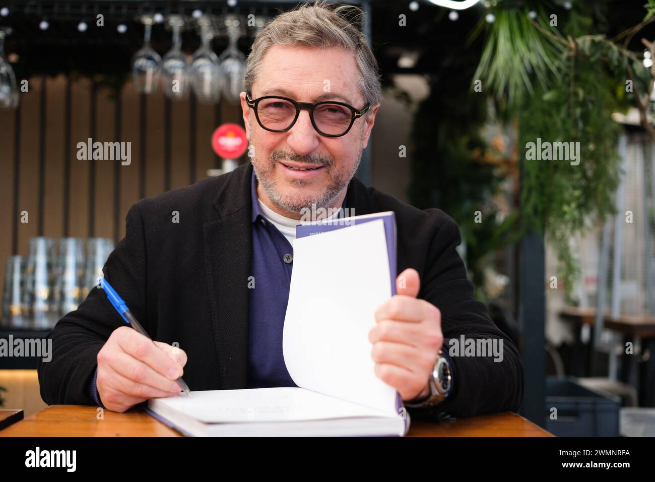 The chef Joan Roca poses during the presentation of the book, COOKING ...