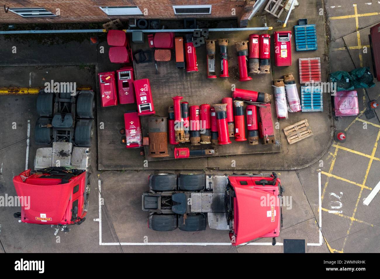St Stephens Street, Birmingham, February 27th 2024 - Old disused Post ...