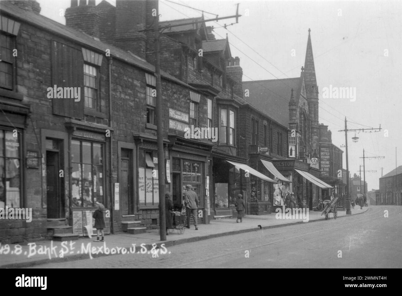 Mexborough - Bank Street Stock Photo - Alamy
