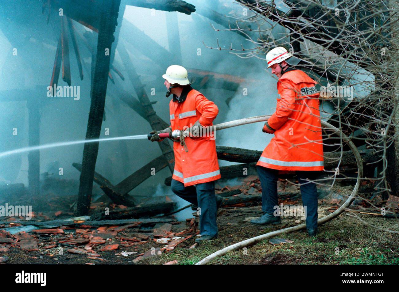 RECORD DATE NOT STATED extinguishing water used by fire fighters to put ...