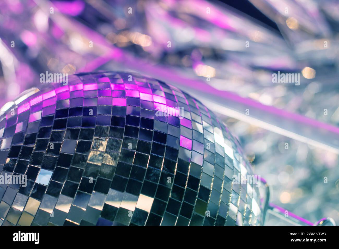 Shiny disco ball in hi-res stock photography and images - Alamy