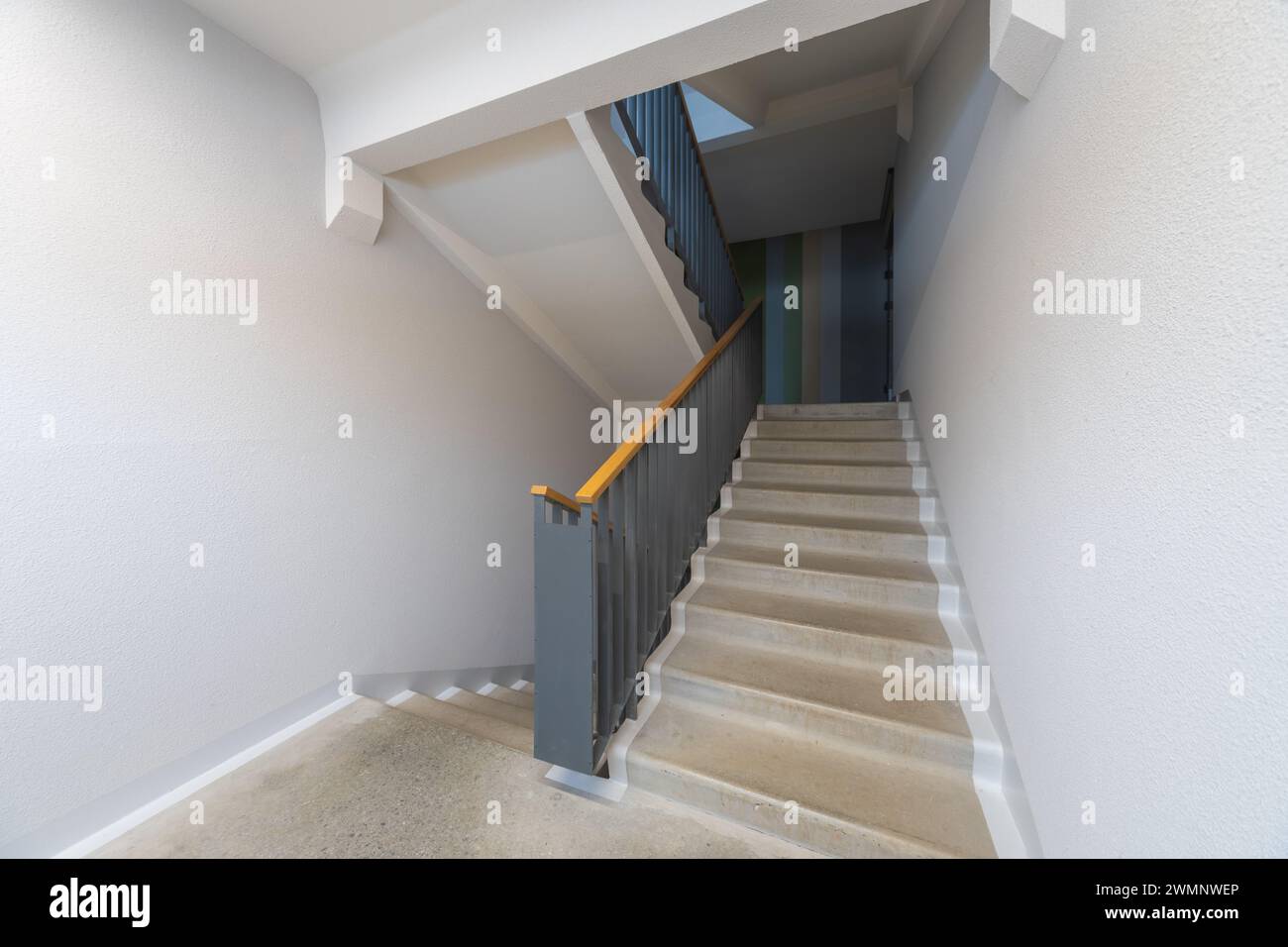 Interior of an apartment building entrance Stock Photo - Alamy