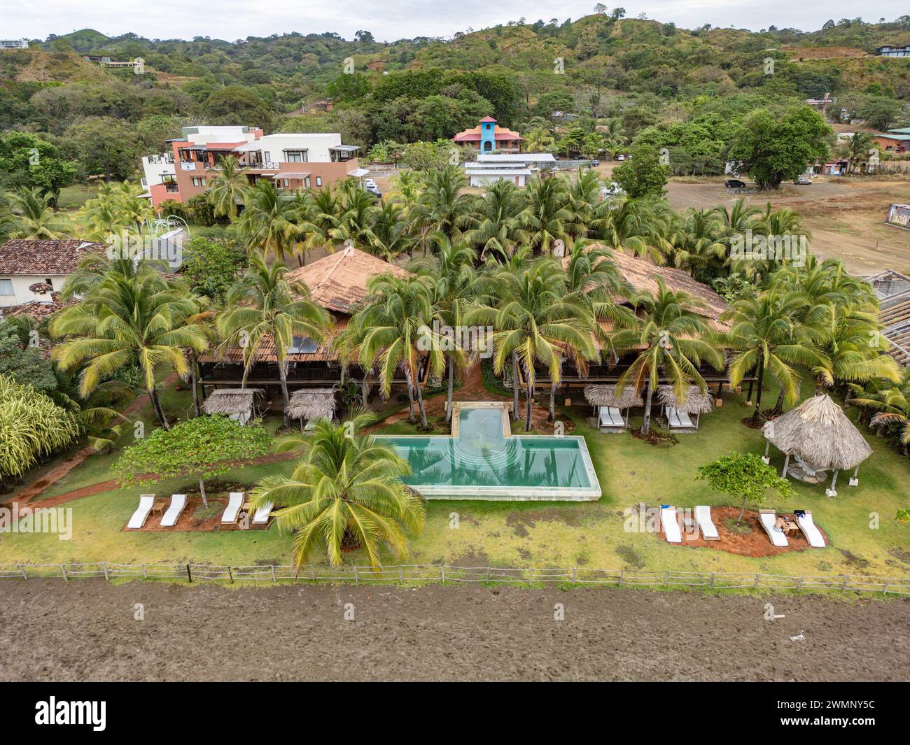 Drone Photography of the coast at Playa Venao Panama Stock Photo - Alamy
