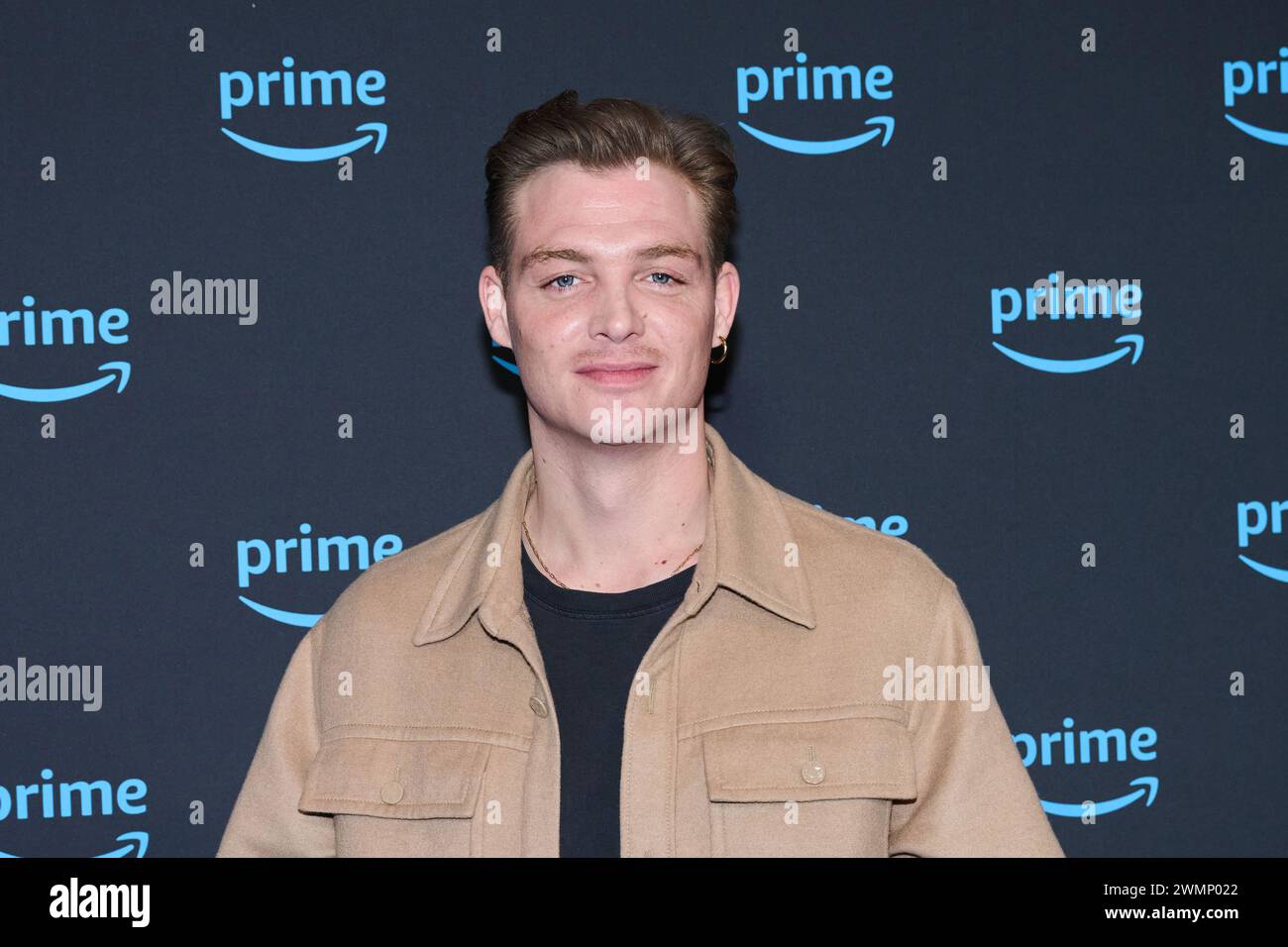 Berlin, Germany. 27th Feb, 2024. Actor David Schütter attends Prime ...