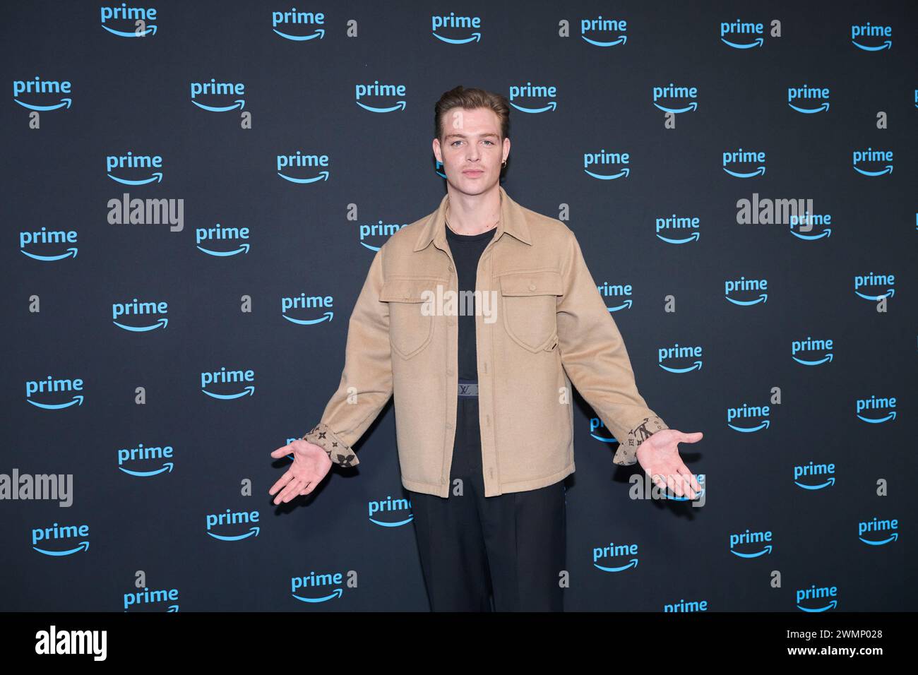 Berlin, Germany. 27th Feb, 2024. Actor David Schütter attends Prime ...