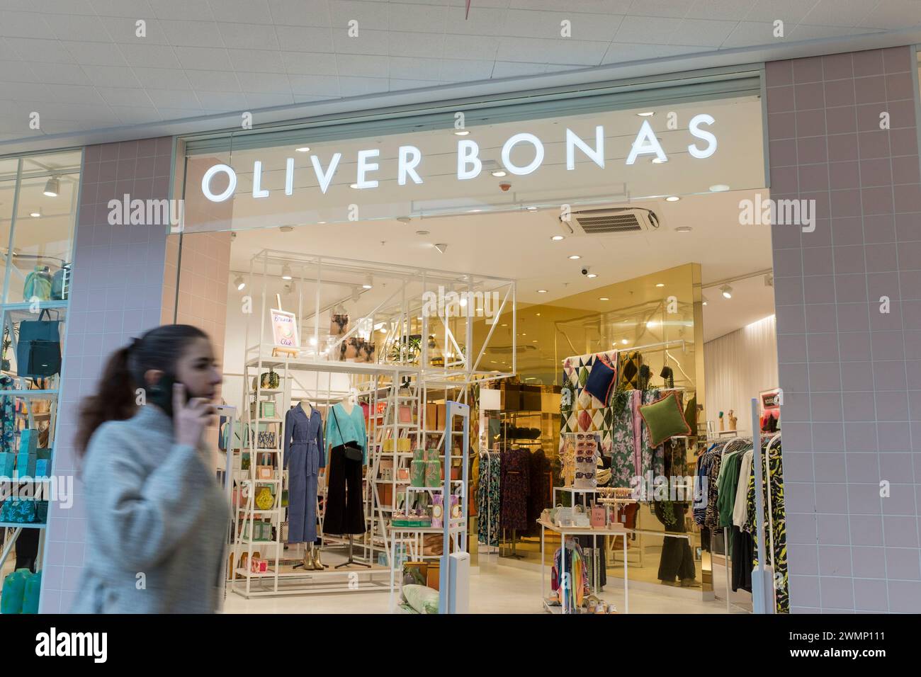 Oliver Bonas store entrance at The Mall Cribbs Causeway, Bristol, UK ...