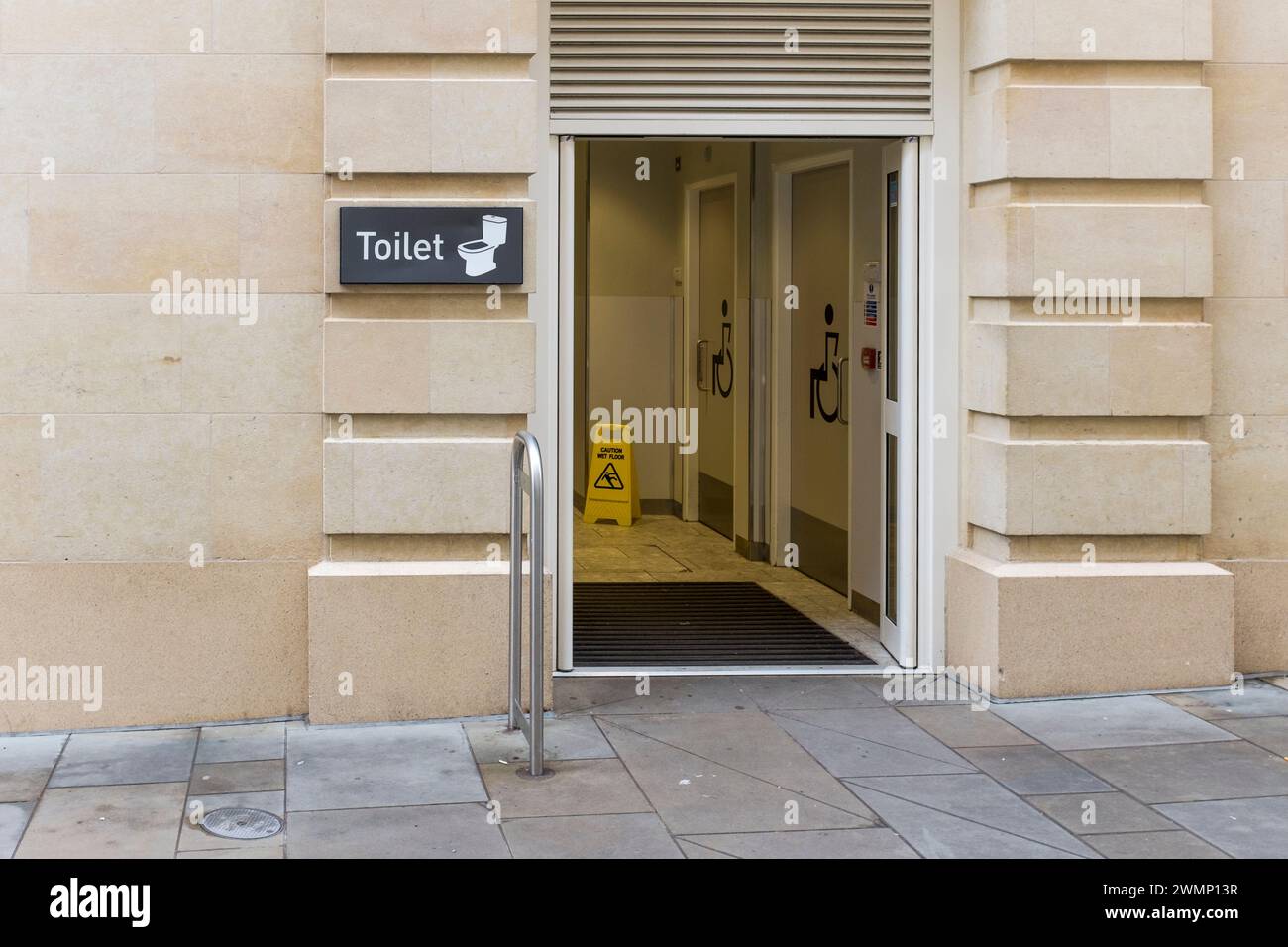 Public convenience entrance hi-res stock photography and images - Alamy
