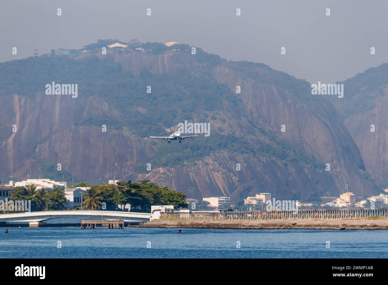 blue airlines plane at Santos Dumont airport in Rio de Janeiro, Brazil ...