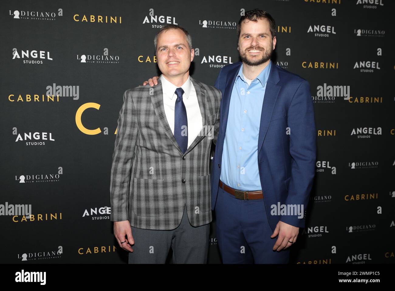 New York, United States. 26th Feb, 2024. Neal Harmon and Jordan Harmon ...