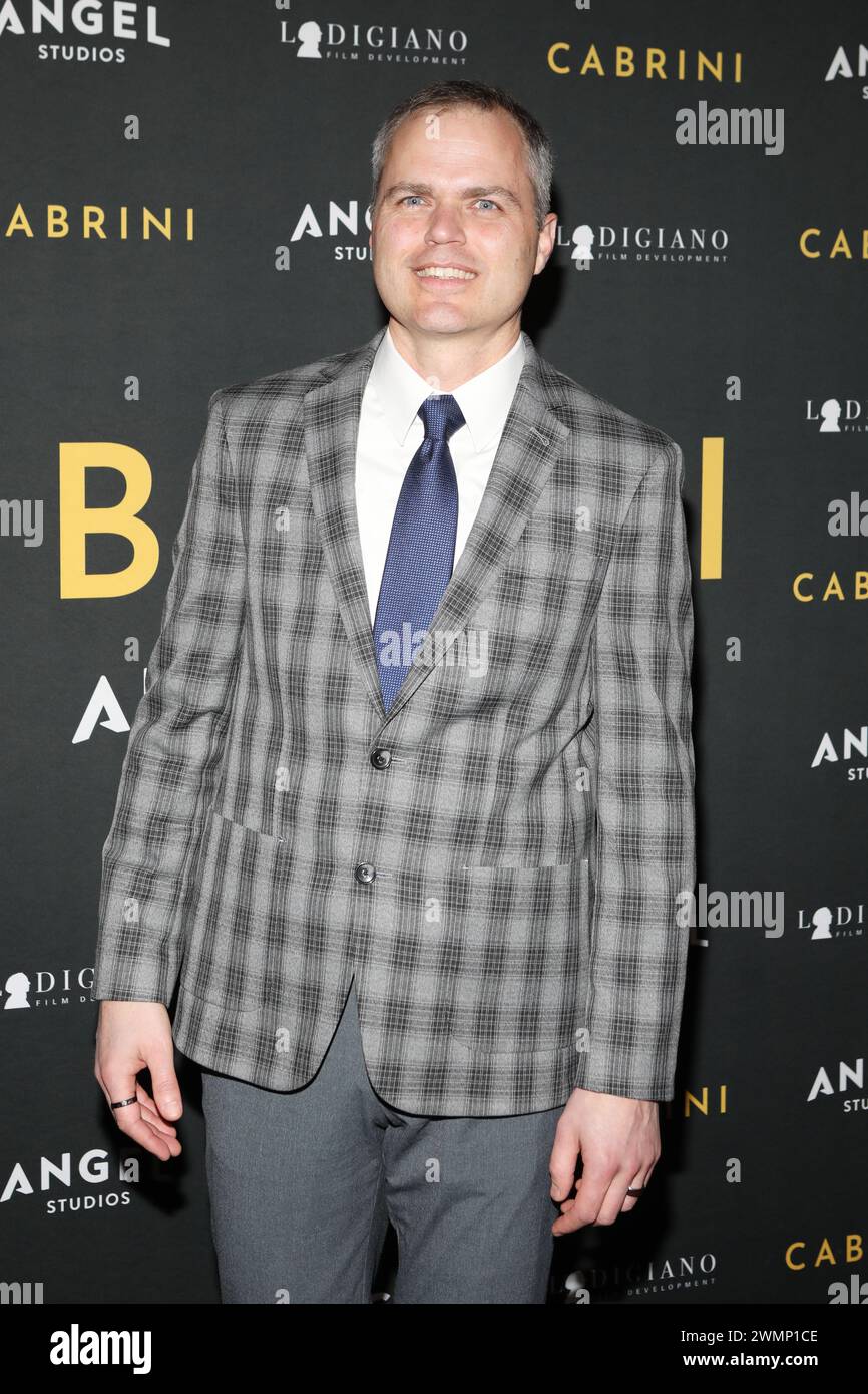 New York, United States. 26th Feb, 2024. Neal Harmon during the New ...