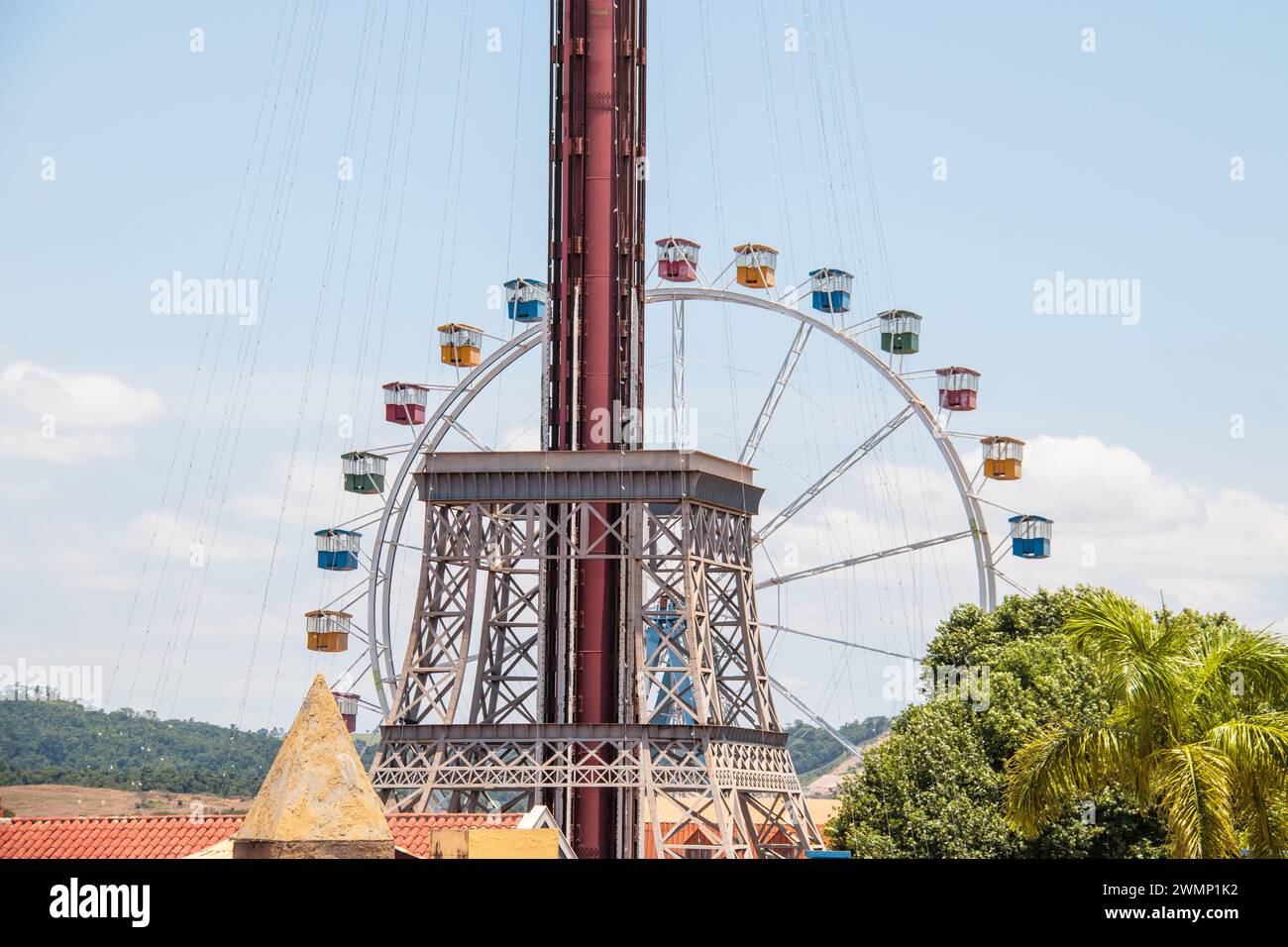 Hopi Hari Park in São Paulo, Brazil - November 2, 2023: Details of Hopi ...