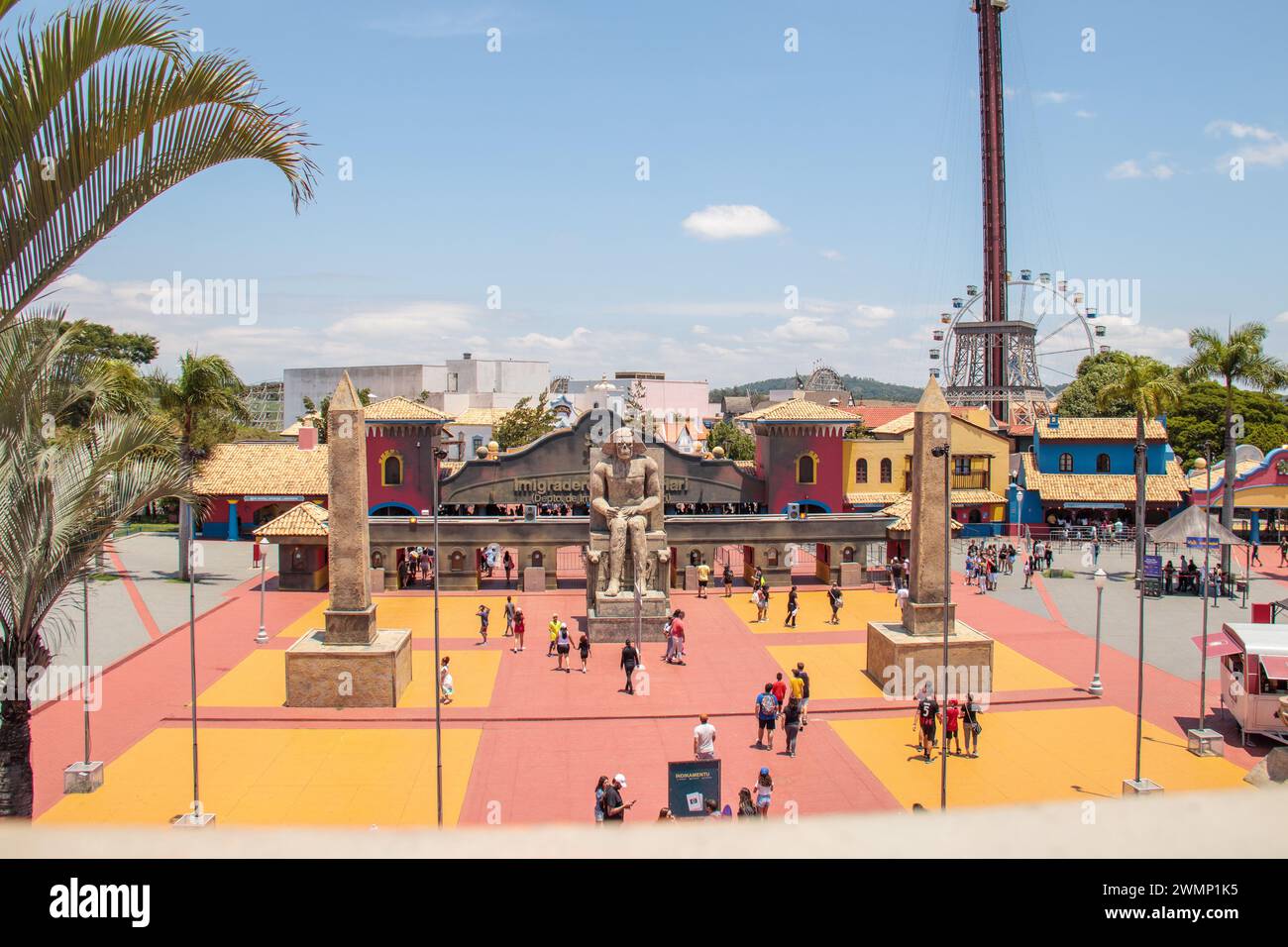 Hopi Hari Park in São Paulo, Brazil - November 2, 2023: Details of Hopi ...