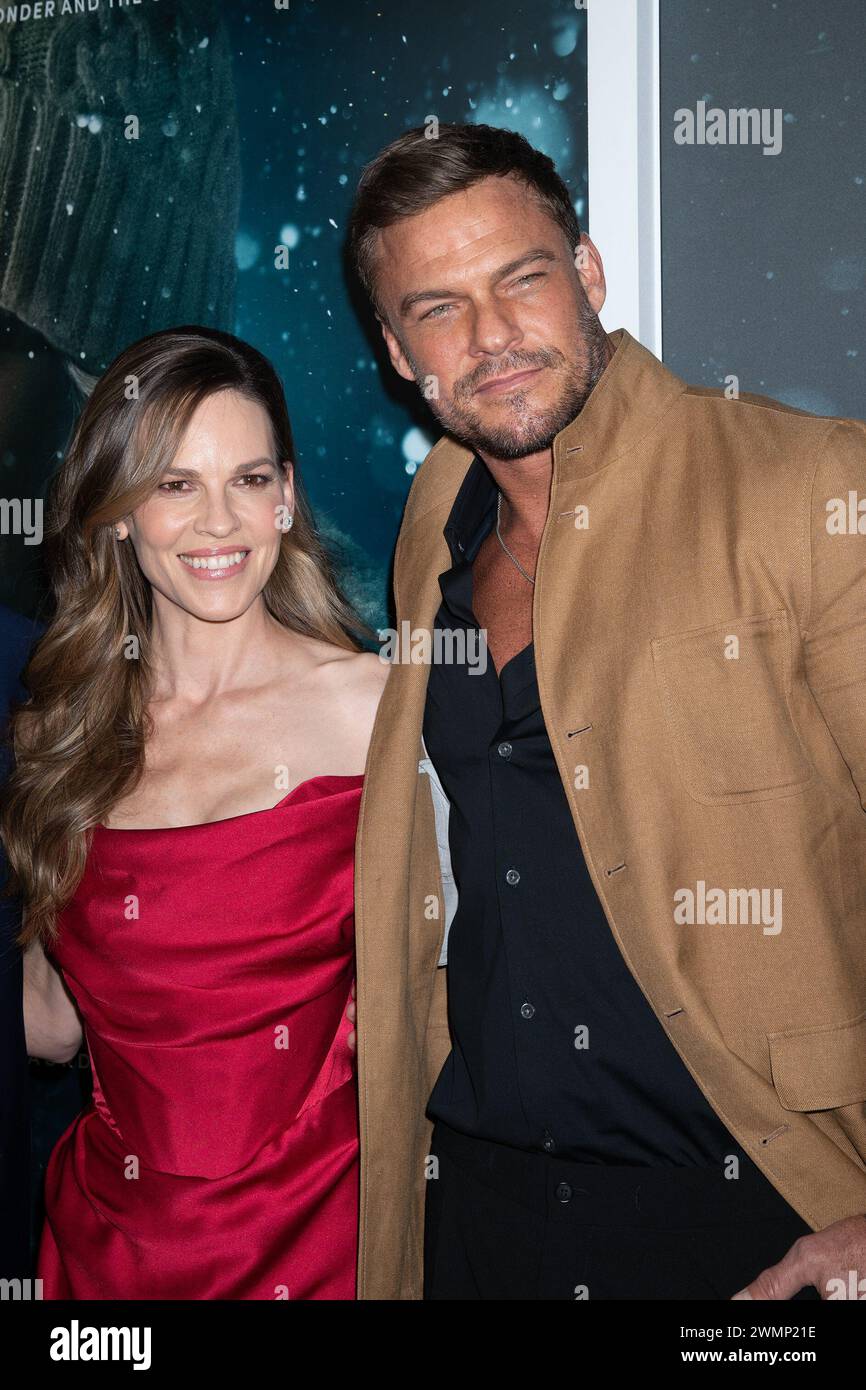 NY Premiere of Ordinary Angels Featuring: Hilary Swank, Alan Ritchson Where: New York, New York ...
