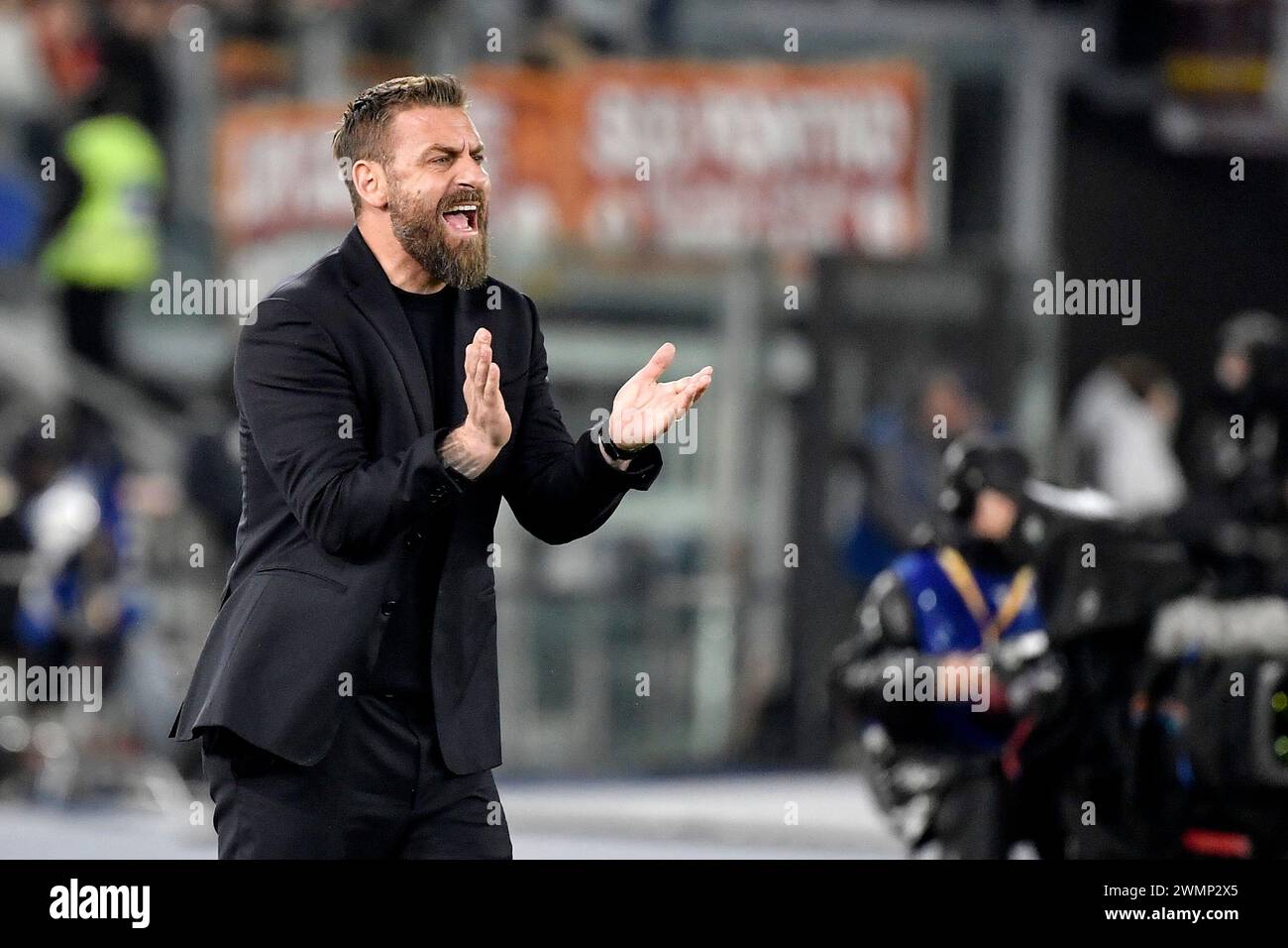 Daniele De Rossi coach of AS Roma during the Serie A football match ...