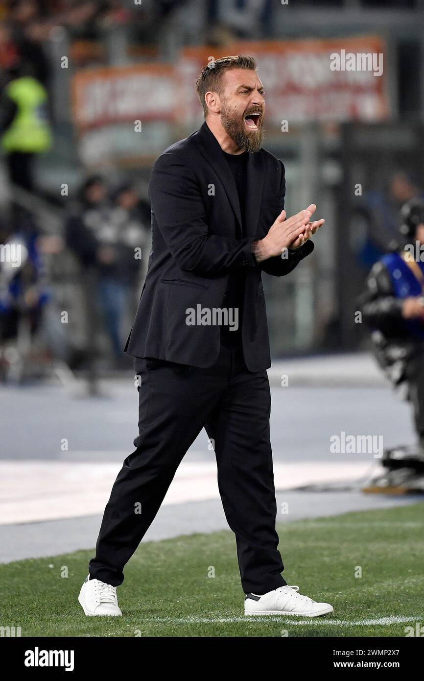 Daniele De Rossi coach of AS Roma during the Serie A football match ...