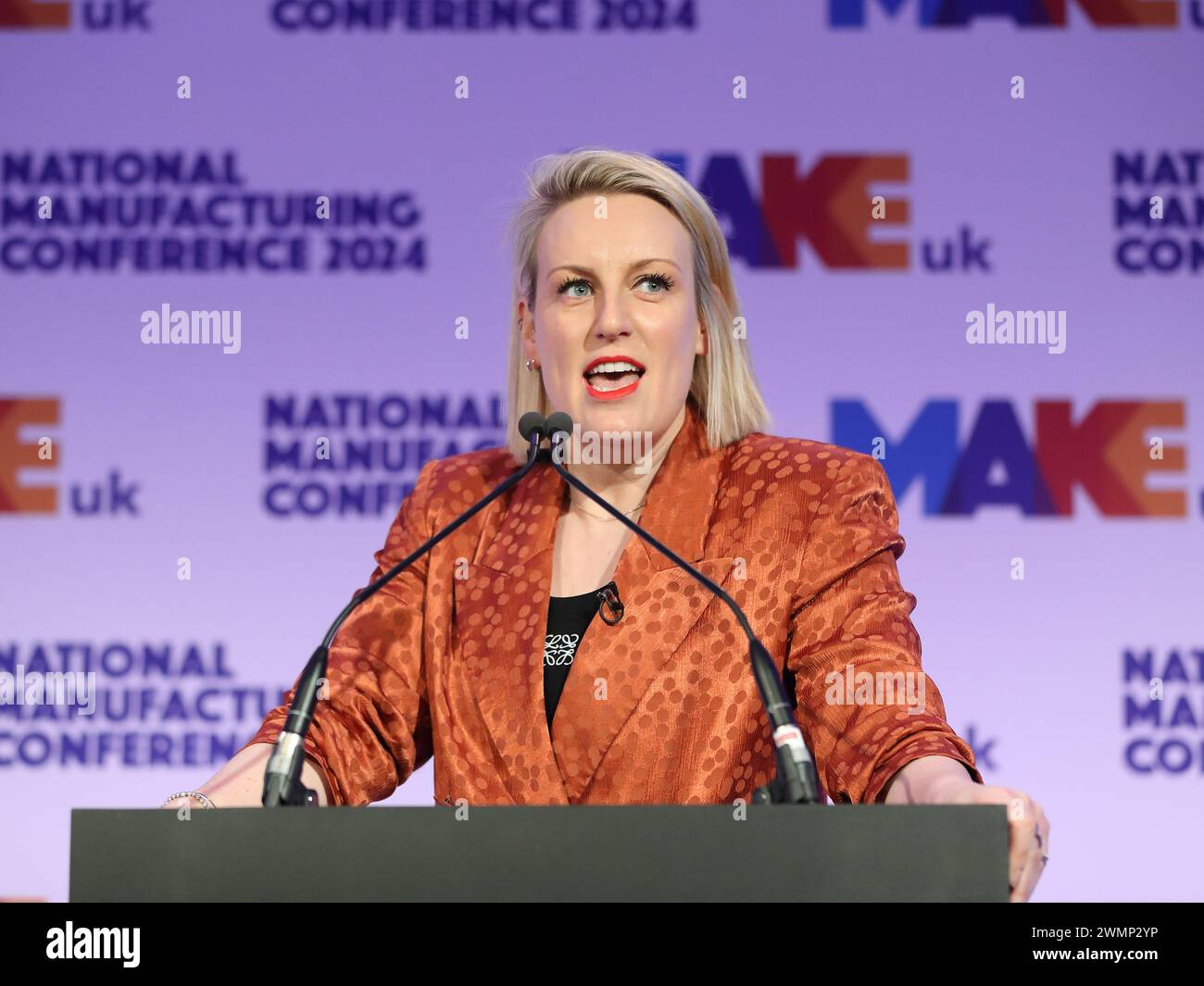 London, United Kingdom. 27th Feb, 2024. Steph McGovern addressed the ...