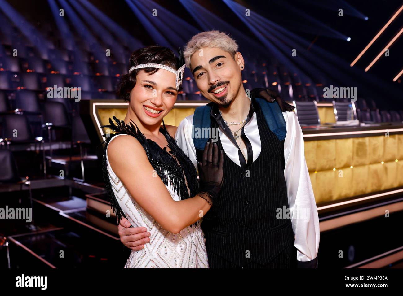 Comedian Tony Bauer und Tänzerin Anastasia Stan bei der 17. Staffel der ...