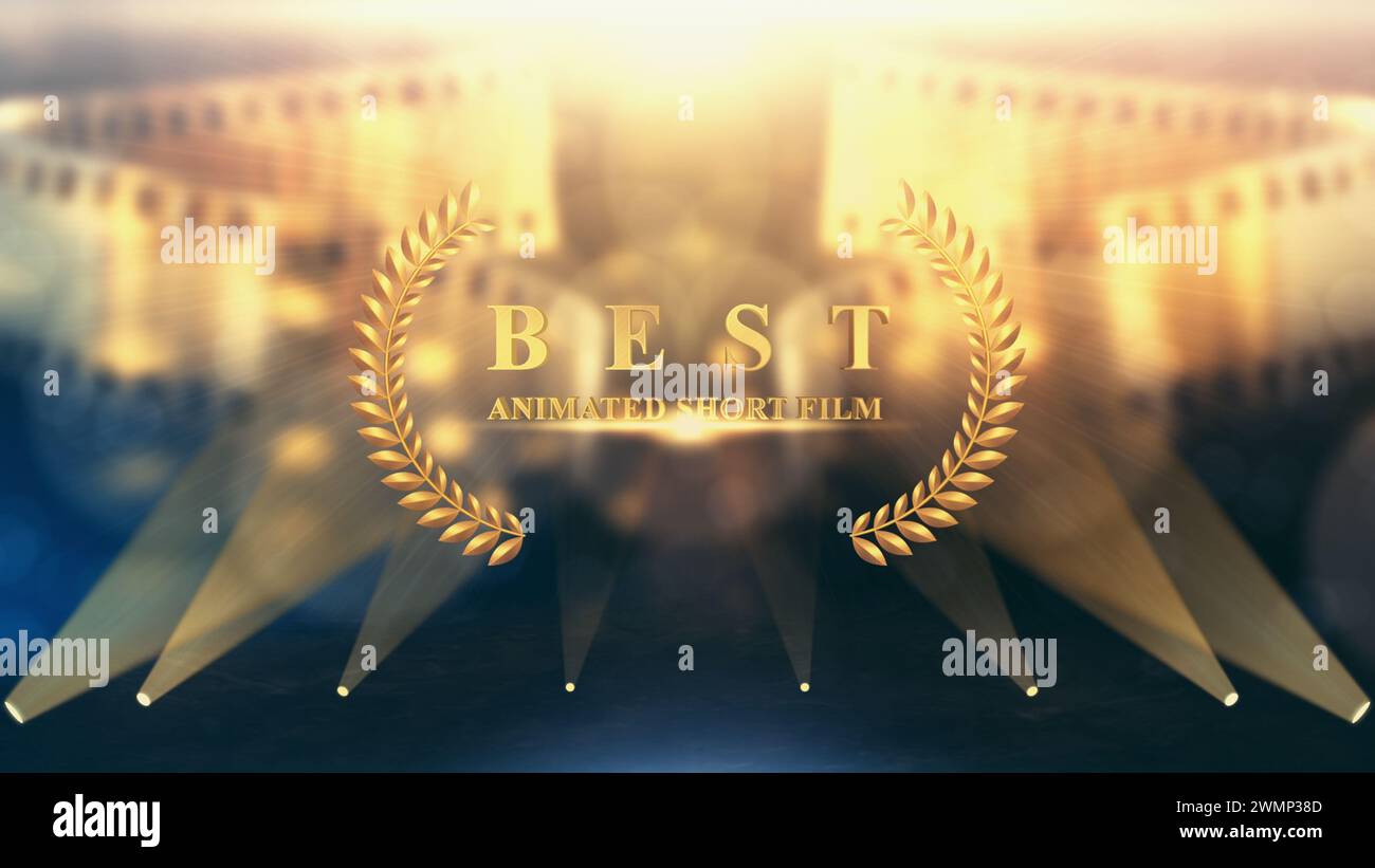 Film Awards. Best Animated Short Film Stock Photo - Alamy