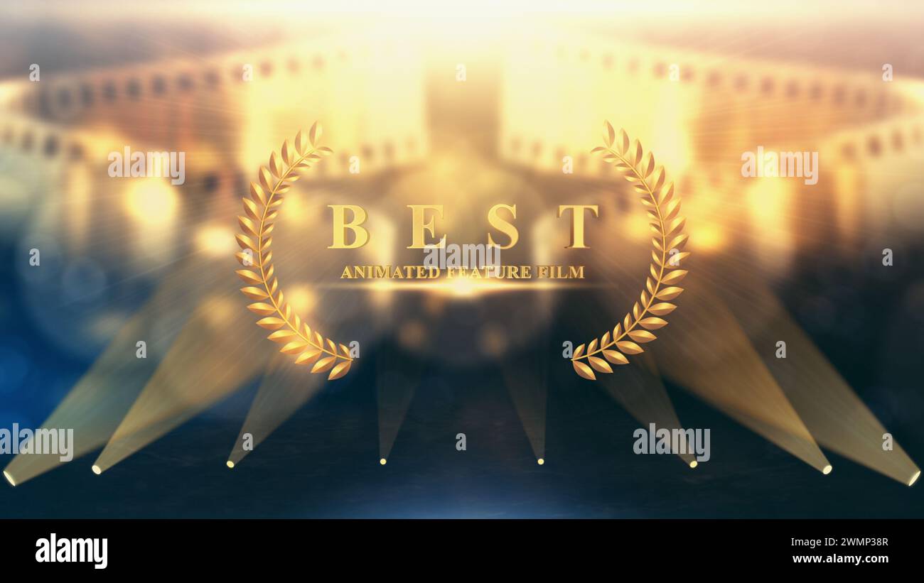 Film Awards. Best Animated Feature Film Stock Photo - Alamy