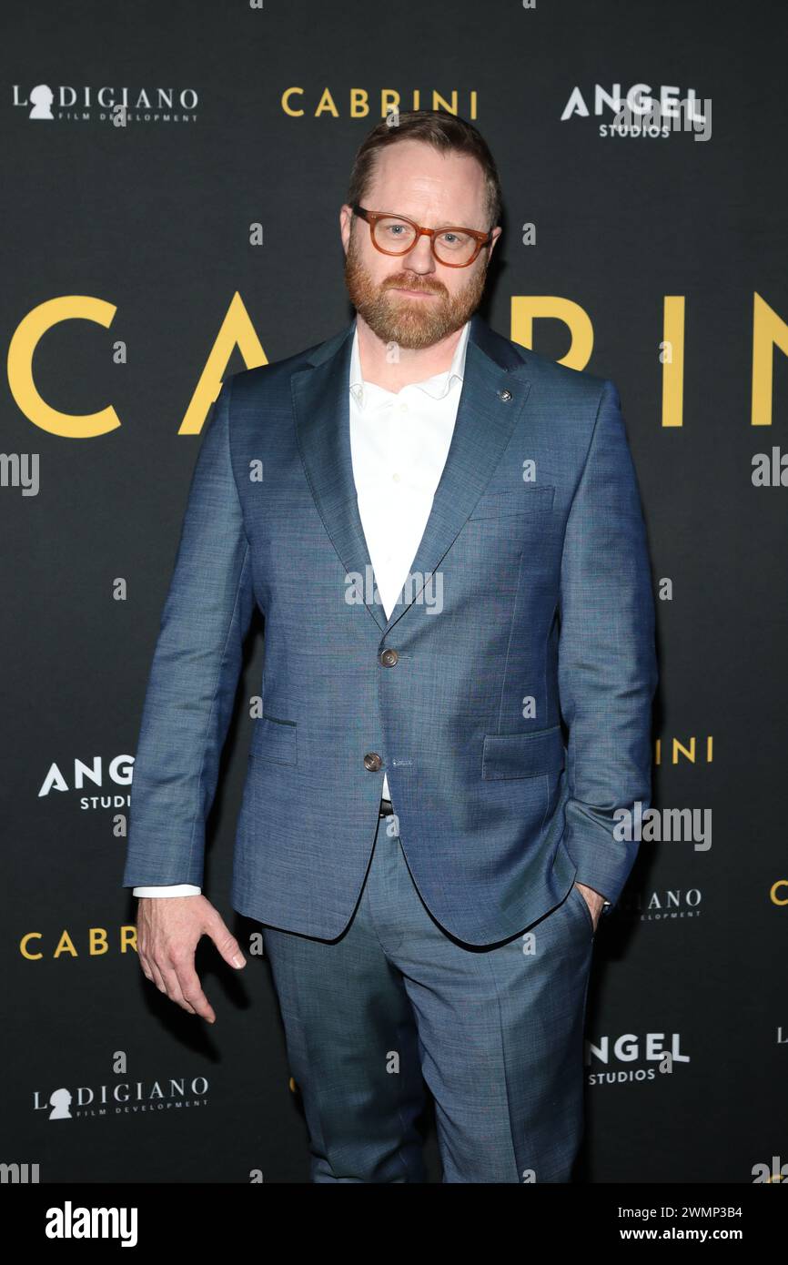 New York, United States. 26th Feb, 2024. Brian Schofield during the New ...