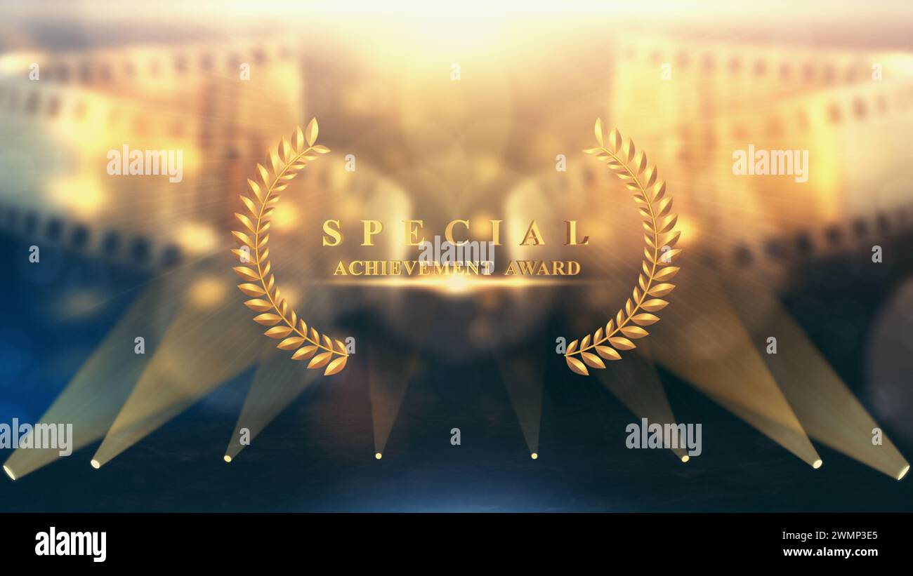Film Awards. Special Achievement Award Stock Photo - Alamy