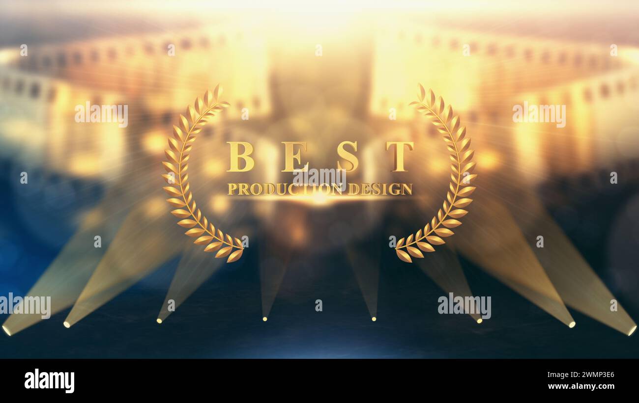 Film Awards. Best Production Design Stock Photo - Alamy