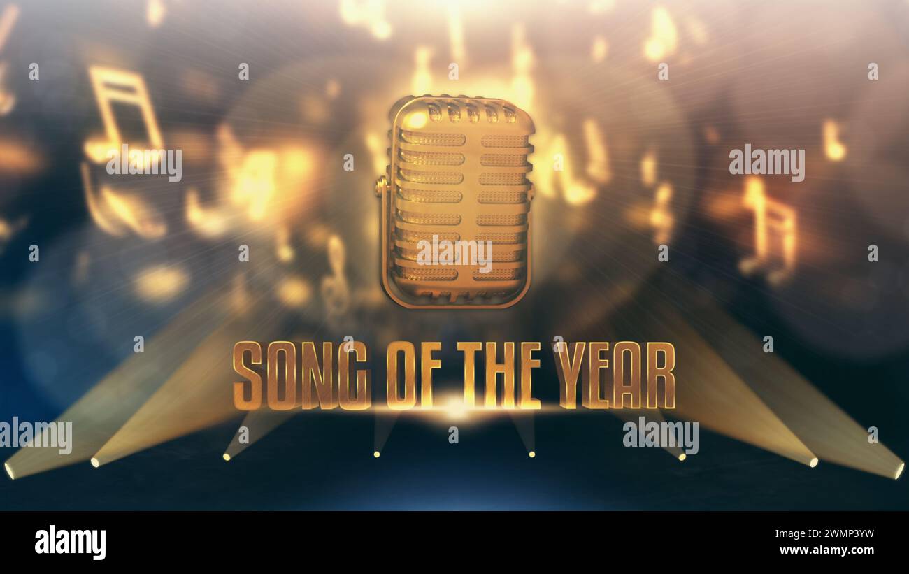 Music Awards. Song of the Year Stock Photo - Alamy