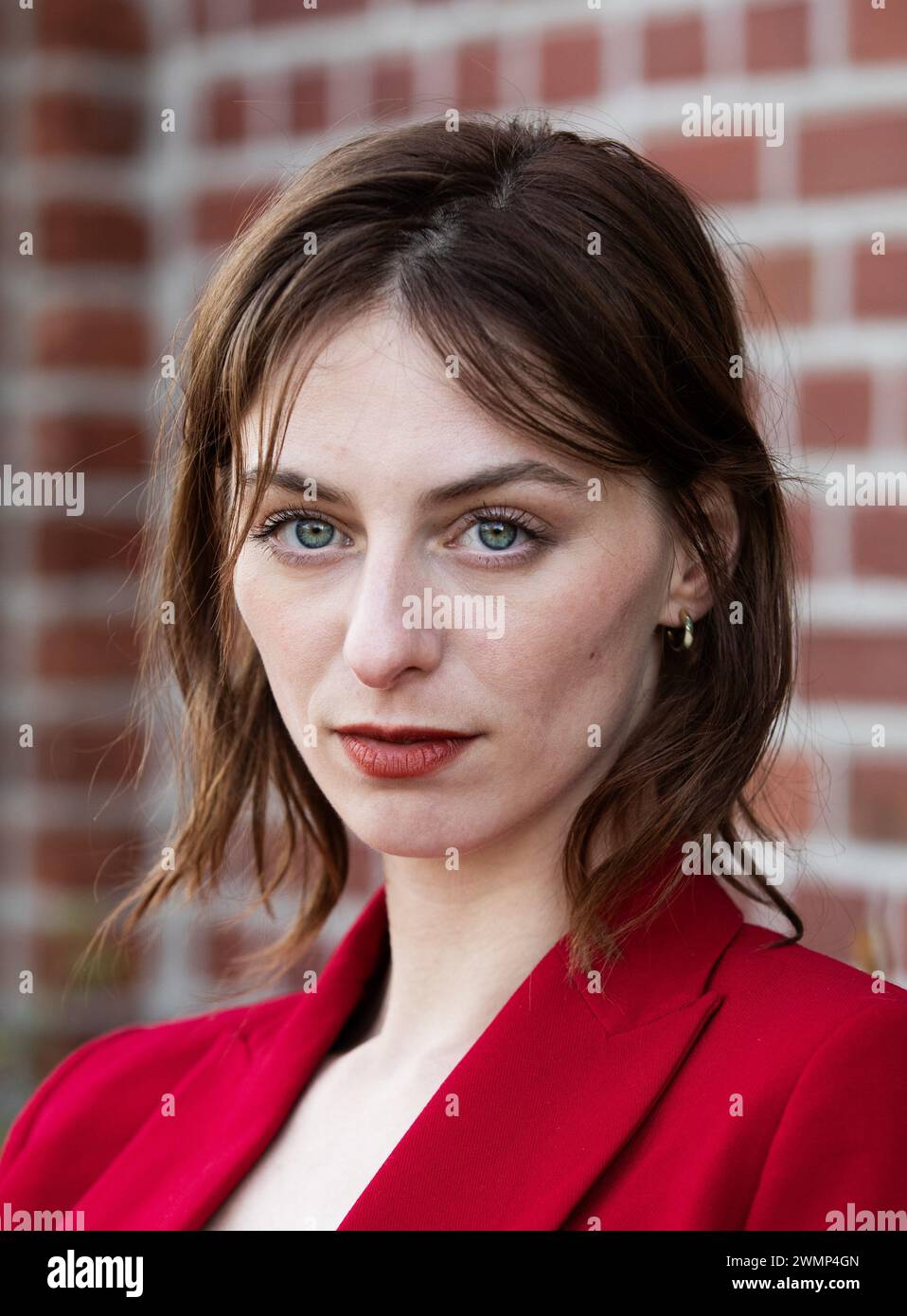 AMSTERDAM - Claire Bender during a press meeting for the new drama ...