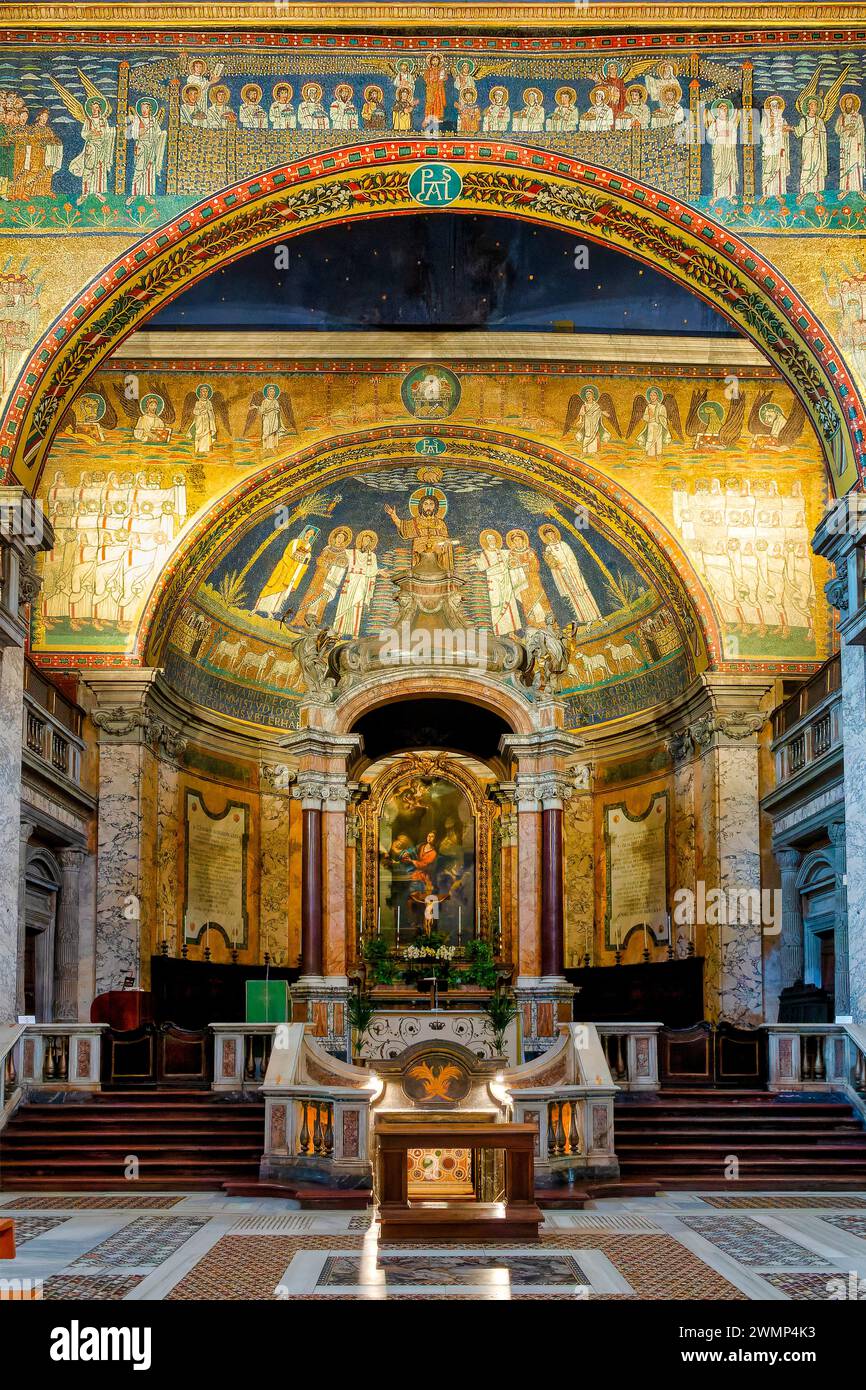 Basilica of santa prassede hi-res stock photography and images - Alamy
