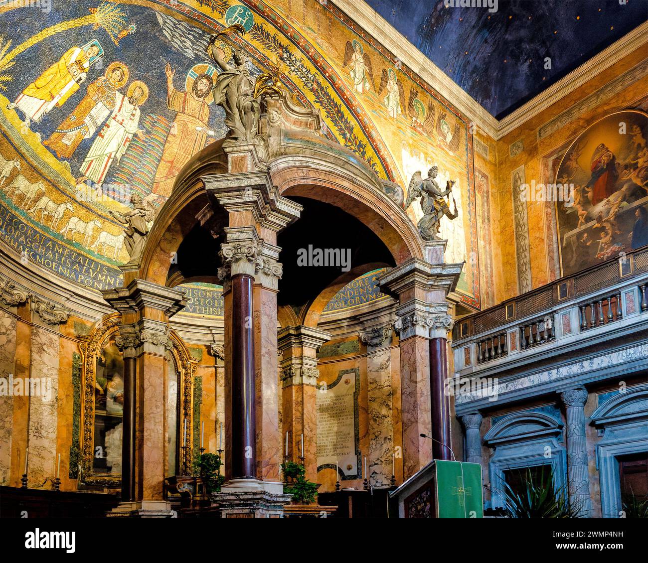 Basilica of santa prassede hi-res stock photography and images - Alamy