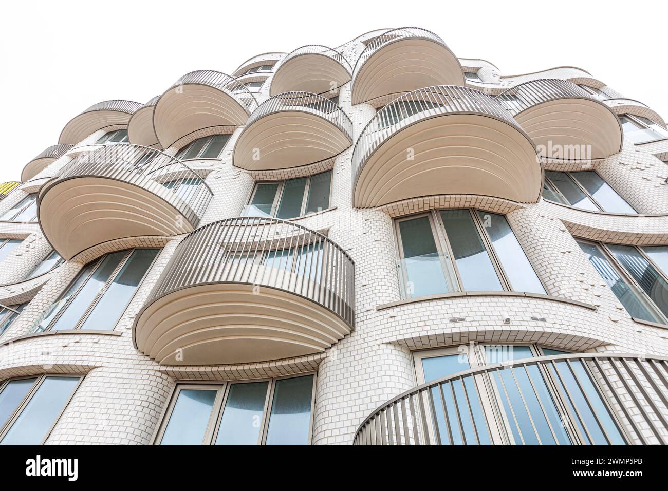 Balconies on the newly completed Shoreline Crescent development on ...