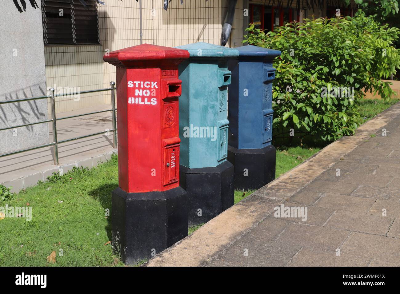 Old British pillar boxes in Colombo, Sri Lanka Stock Photo - Alamy