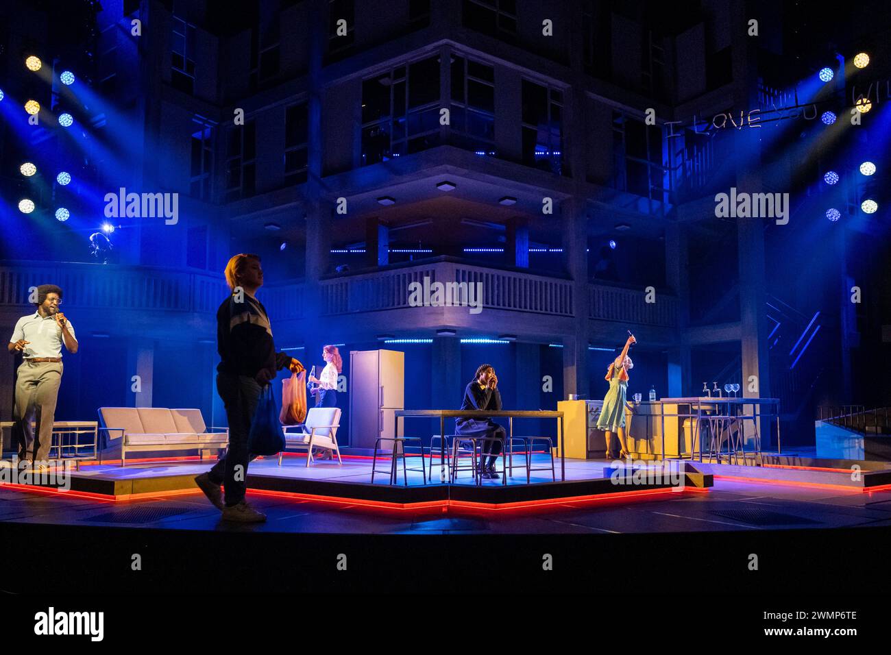 London, UK. 27 February 2024. (L) Baker Muskasa, as George, and the ...