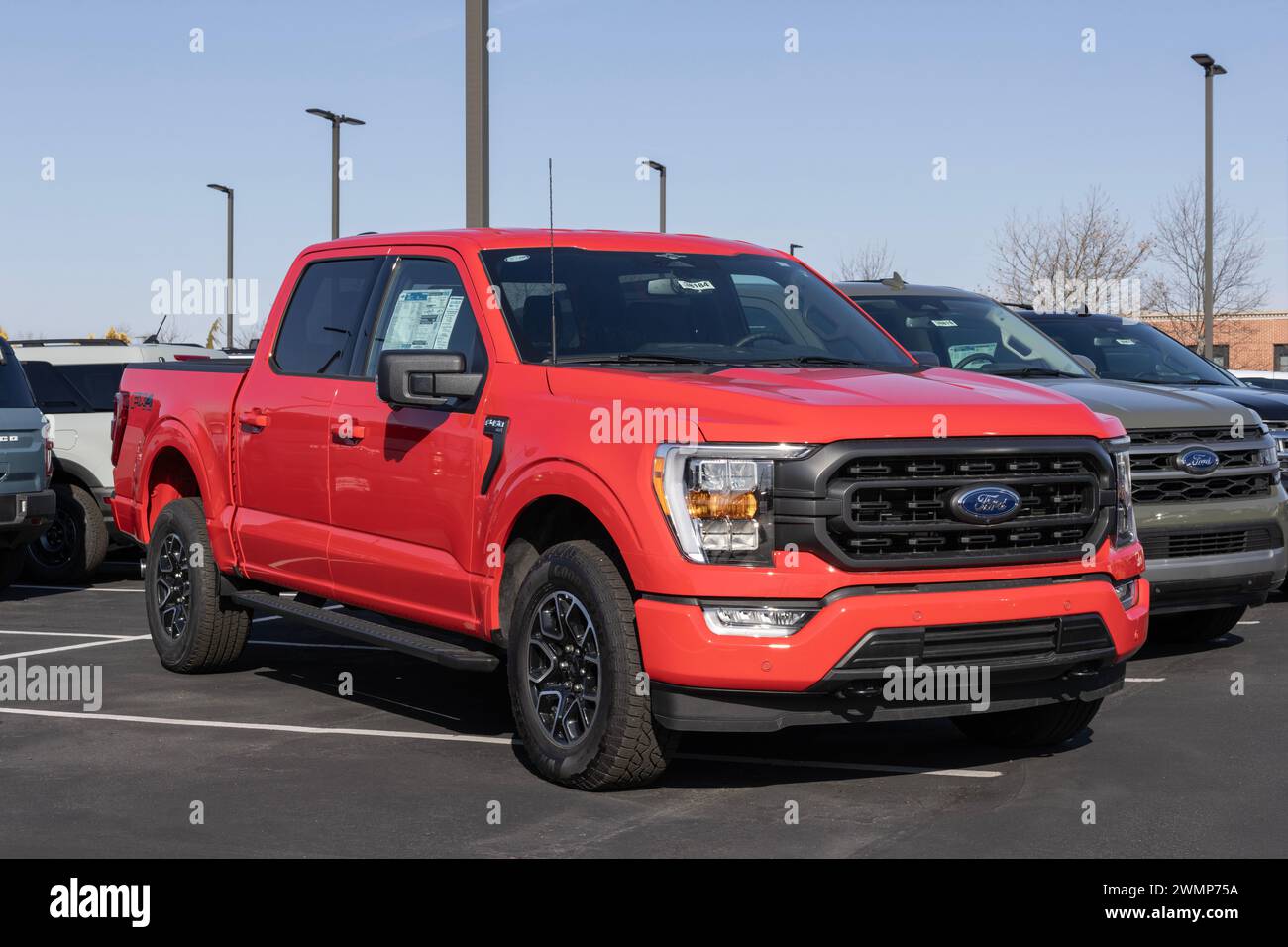 Zionsville - February 25, 2024: Ford F-150 4X4 SuperCrew at a ...