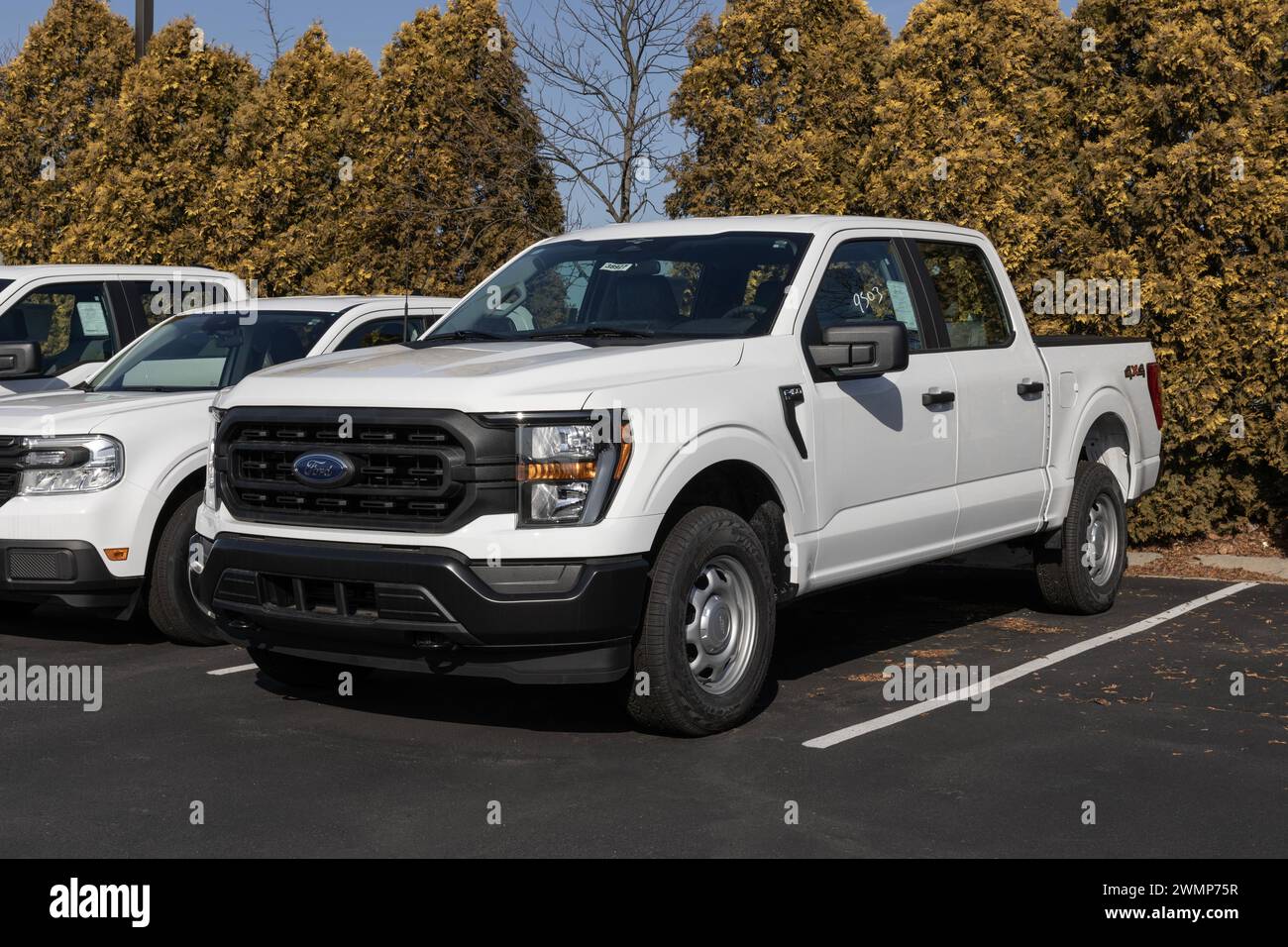 Zionsville - February 25, 2024: Ford F-150 4X4 SuperCrew at a ...