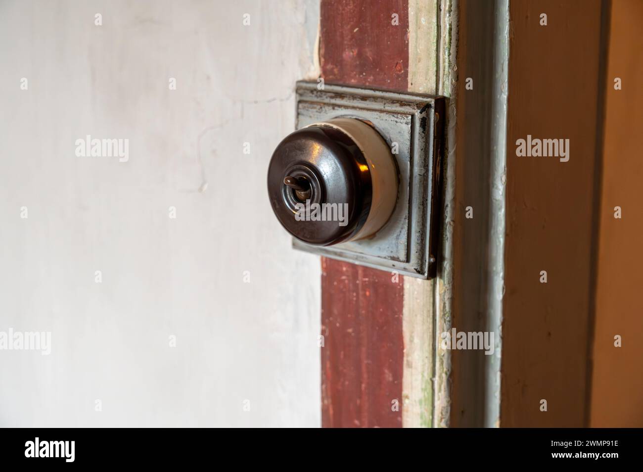 1940's light switch at Charleston, East Sussex, England Stock Photo - Alamy