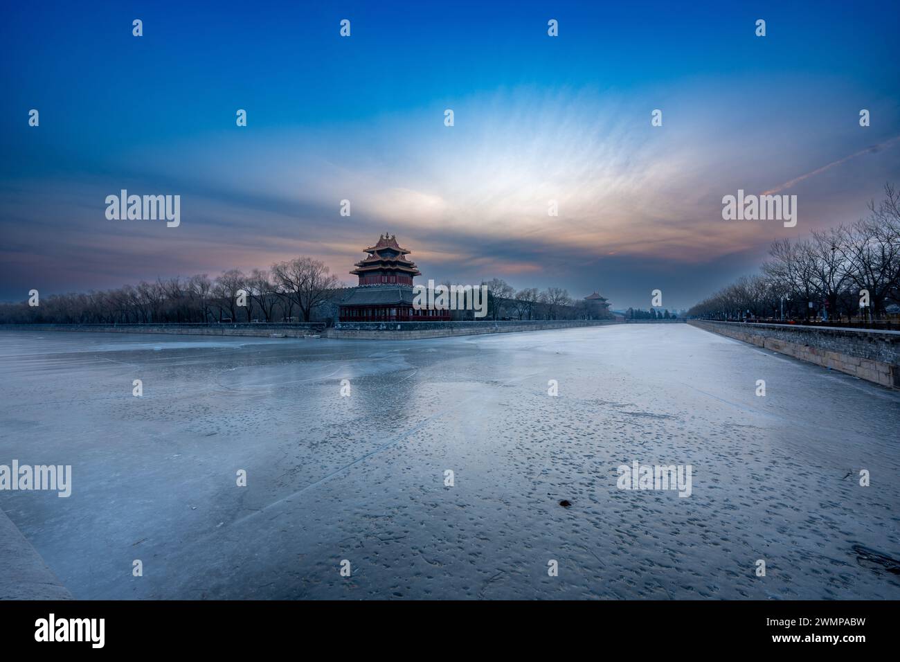 China beijing snowfall hi-res stock photography and images - Alamy